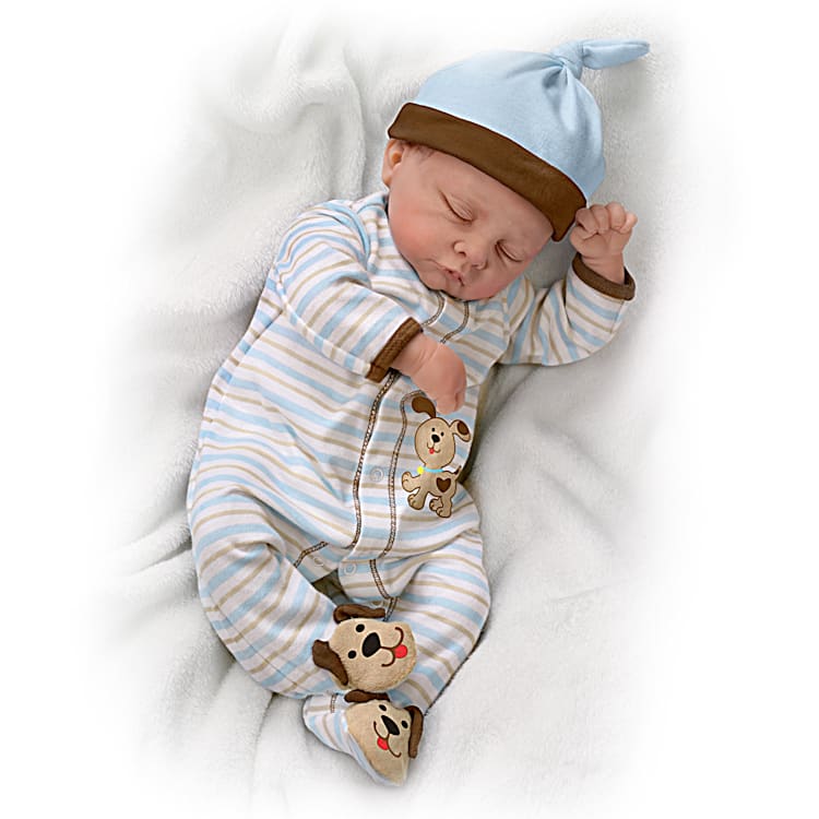 Reborn baby dolls boy sleeping store