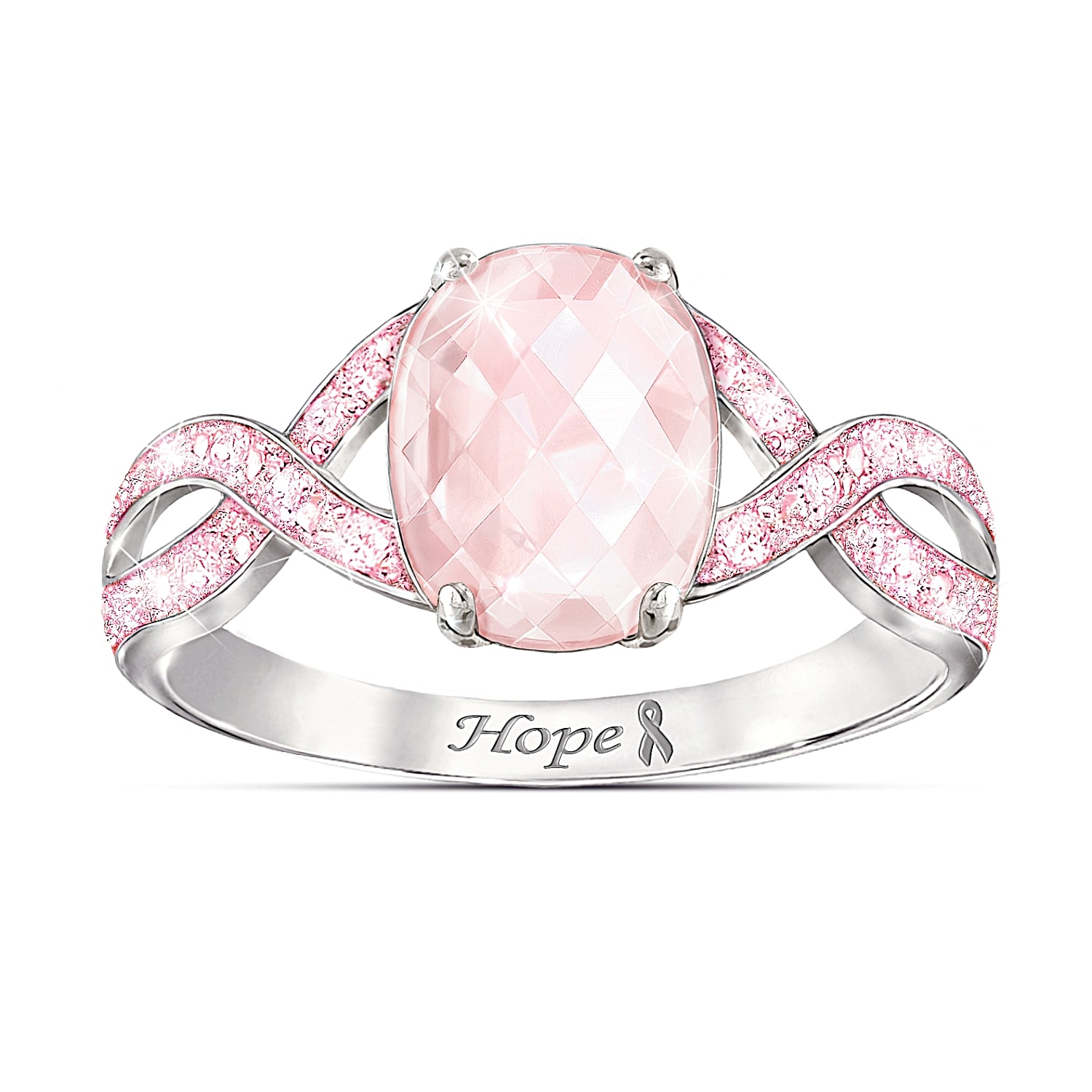 Rose quartz pink store