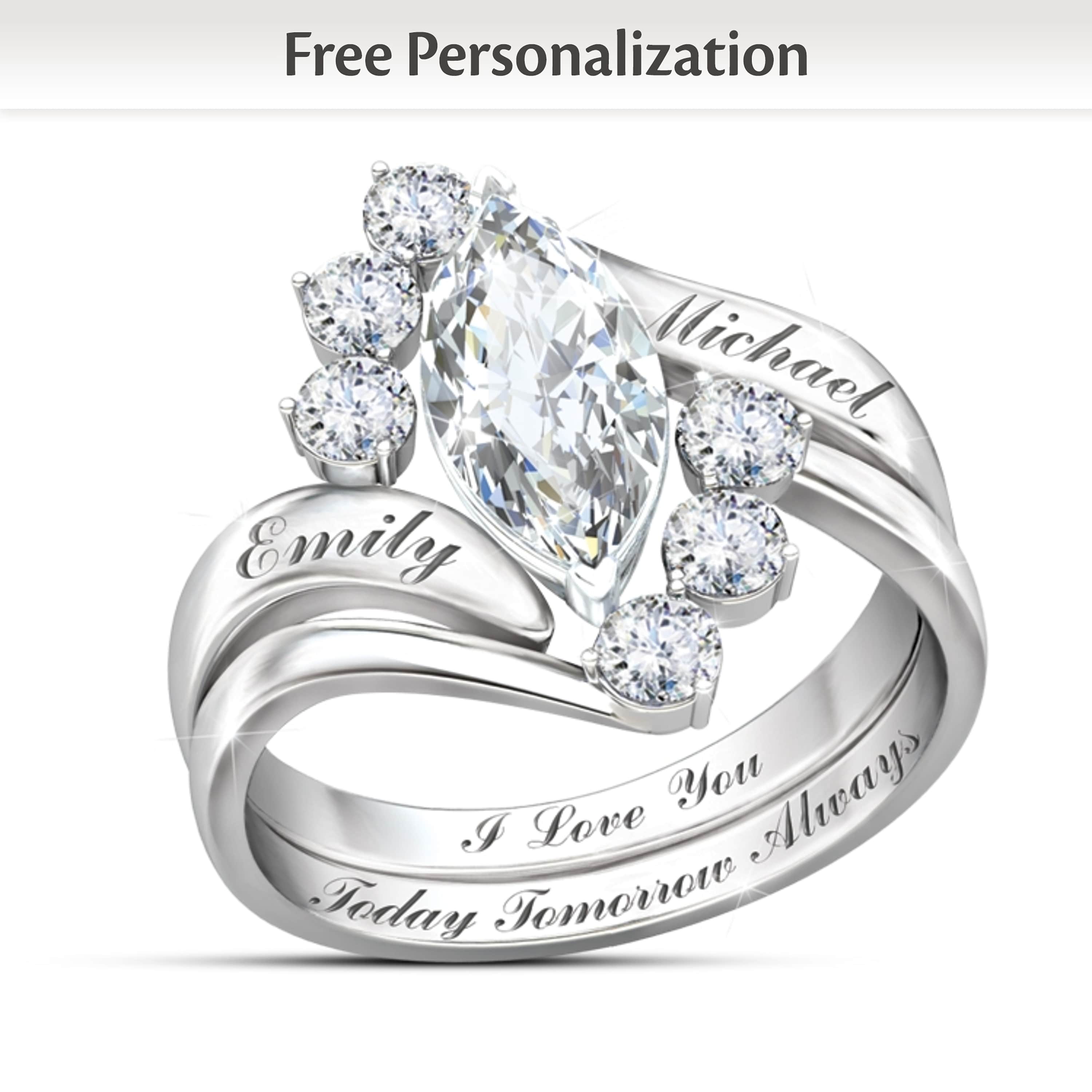 Ring: Love Completes Us Personalized Ring
