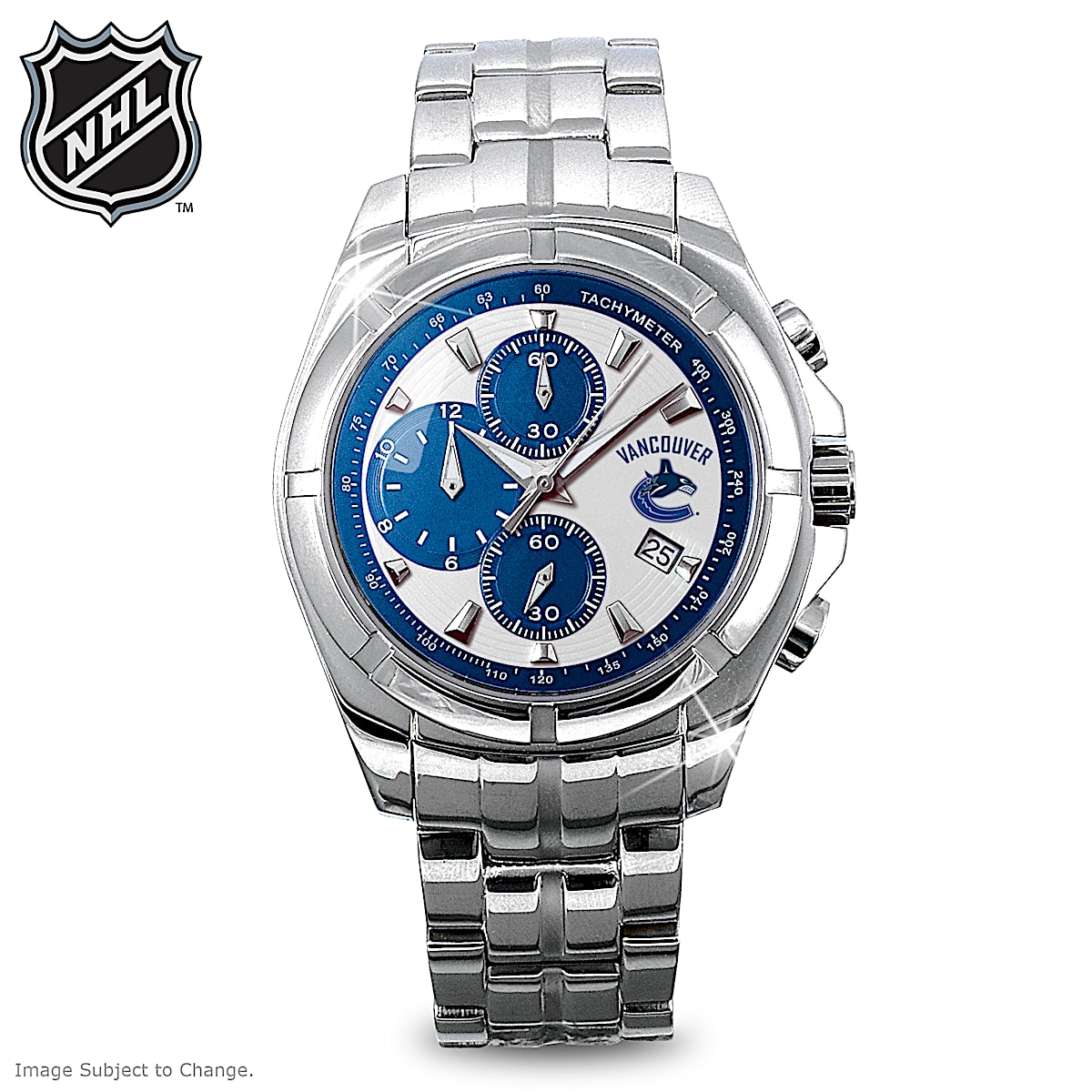 The NHL® Officially Licensed Vancouver Canucks® Mens Chronograph Watch