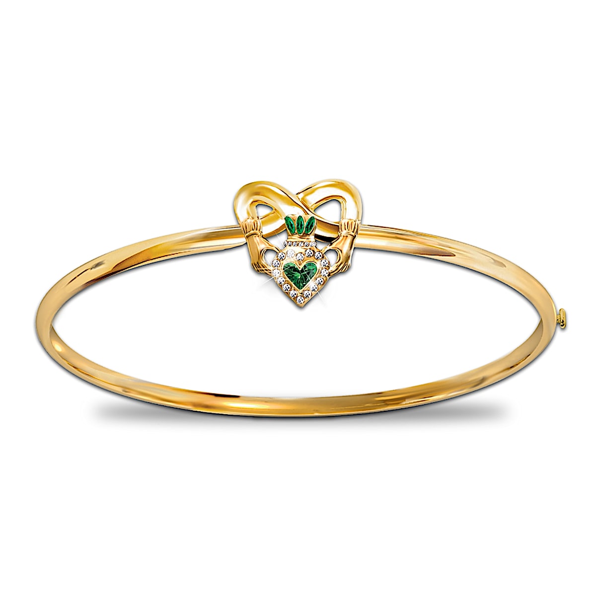 Irish Claddagh Womens Bracelet: Blessings Of Ireland