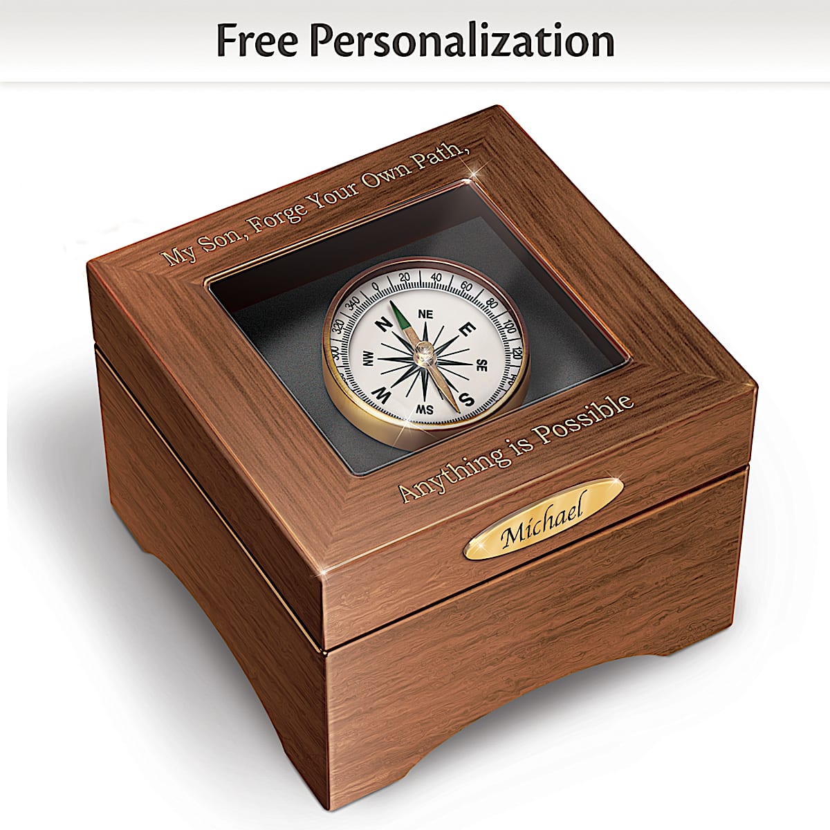 Keepsake Box: Son, Forge Your Path Personalized Keepsake Box