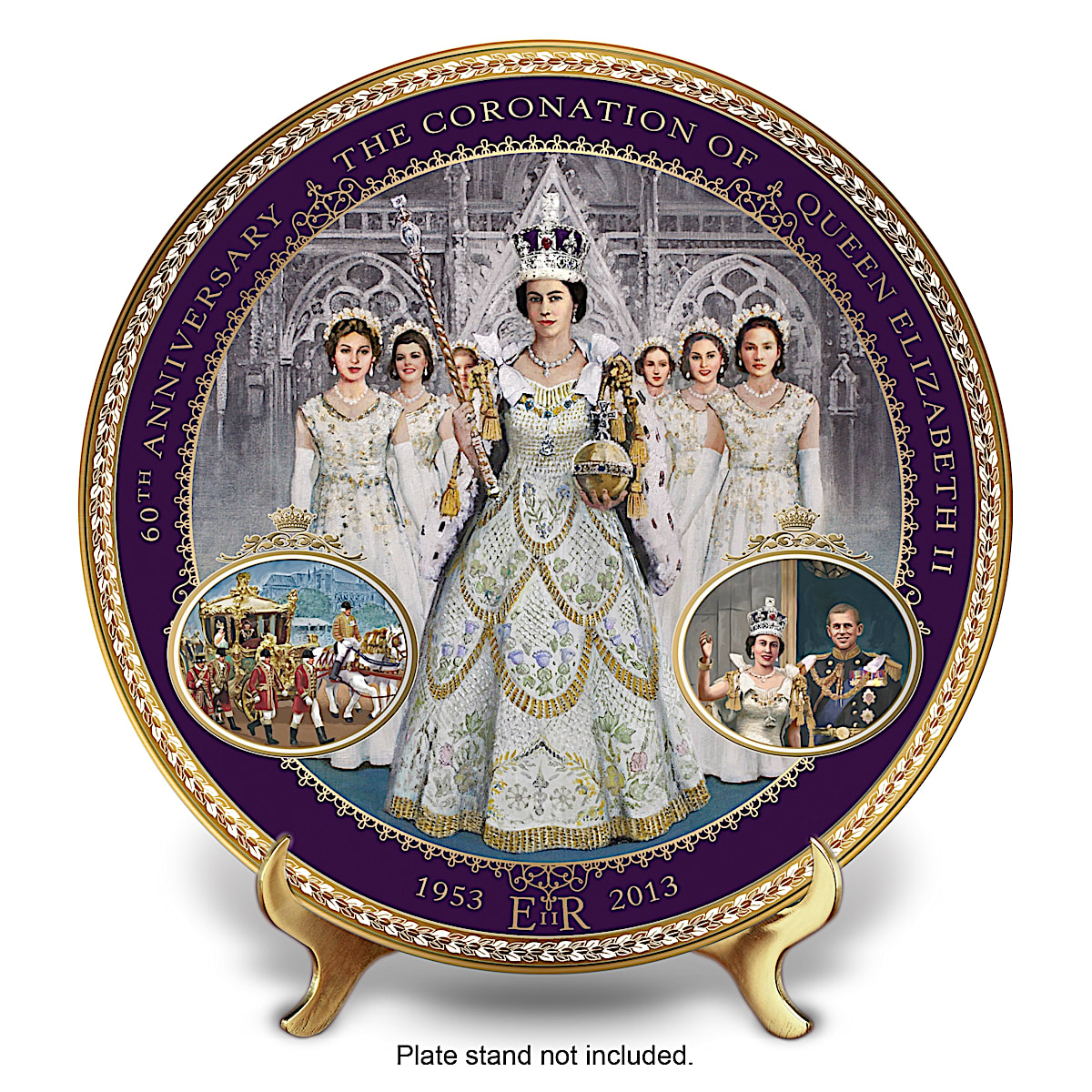 Collector Plate: Queen Elizabeth II Coronation Collector Plate