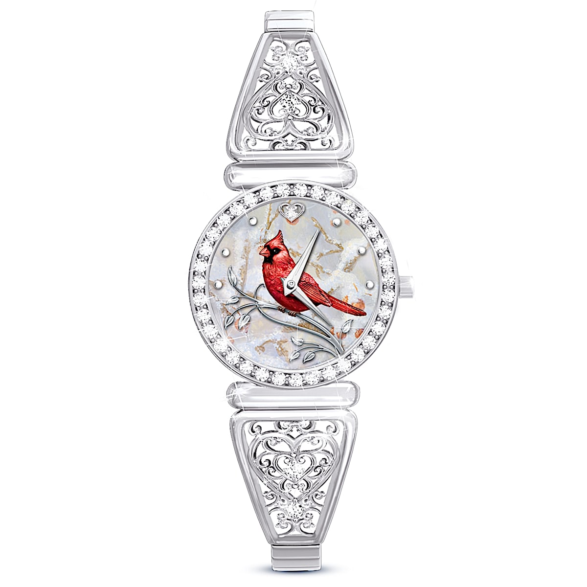 Messenger From Heaven Cardinal Stainless Steel Womens Watch