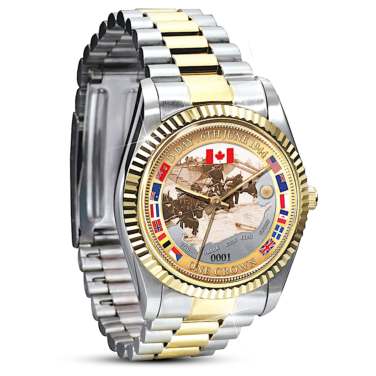 Remembering Canadas Finest 70th Anniversary Of D-Day Mens Gold Tone ...