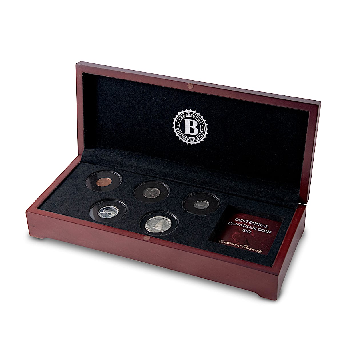 1967 Nature-Inspired Canadian Coin Set That Includes A Penny, Nickel ...