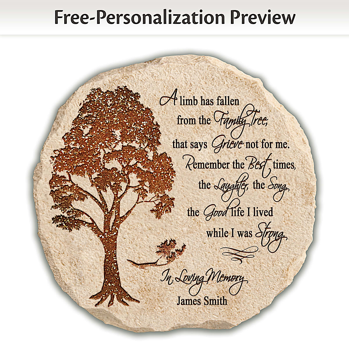Beloved Memories Memorial Garden Stone Handcrafted With The Look Of ...