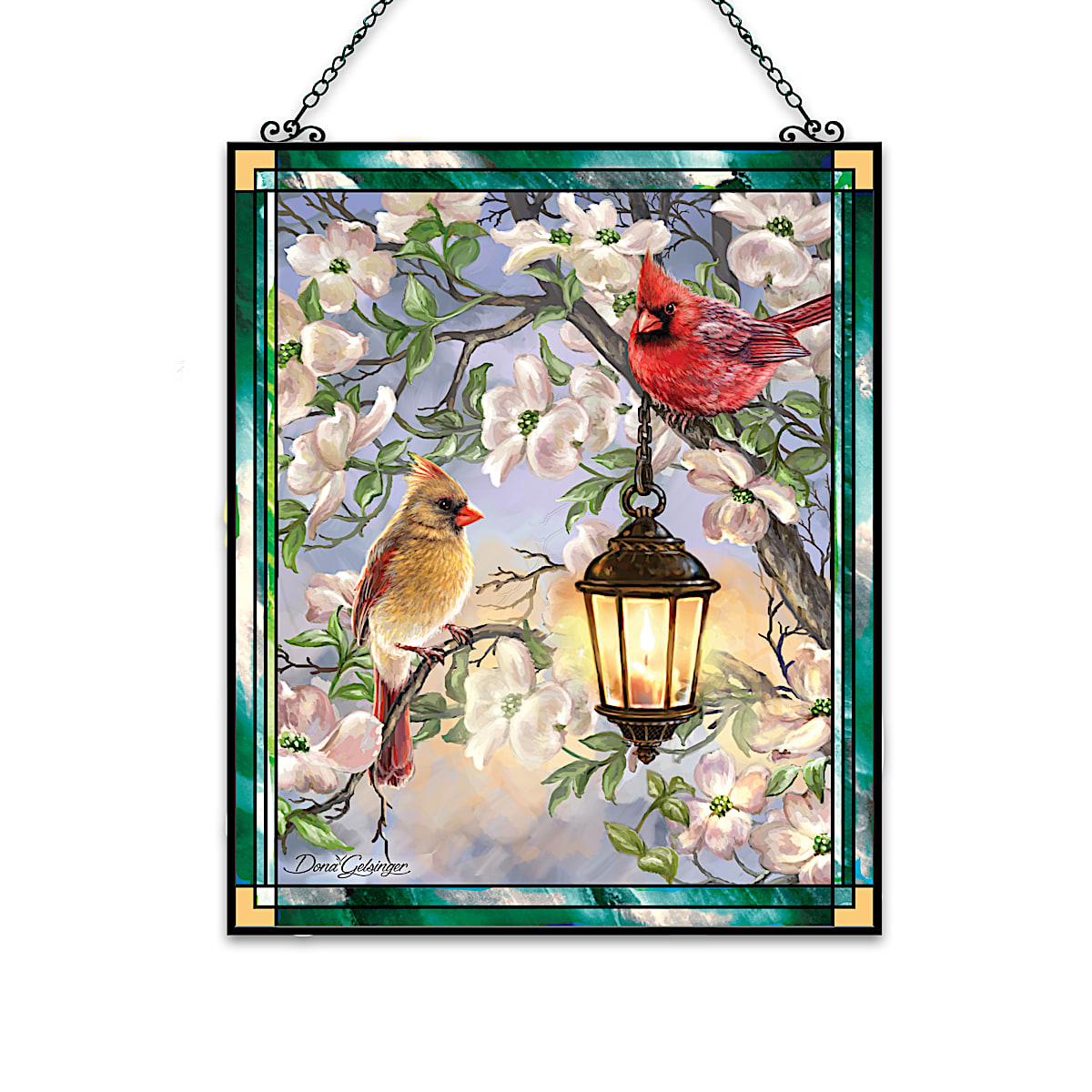Splendid Songbirds Stained Glass Suncatcher Collection Featuring ...