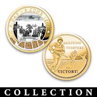80th Anniversary Of D-Day 24K Gold-Plated Proof Coin Collection With ...