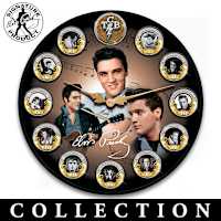 All Elvis Presley, All The Time Wall Clock Collection Featuring 11 Two ...