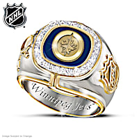 NHL Winnipeg Jets Diamond Mens Ring