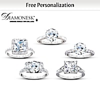Personalized Diamonesk Ring: Bridal Ring