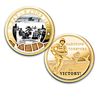 80th Anniversary Of D-Day 24K Gold-Plated Proof Coin Collection With ...