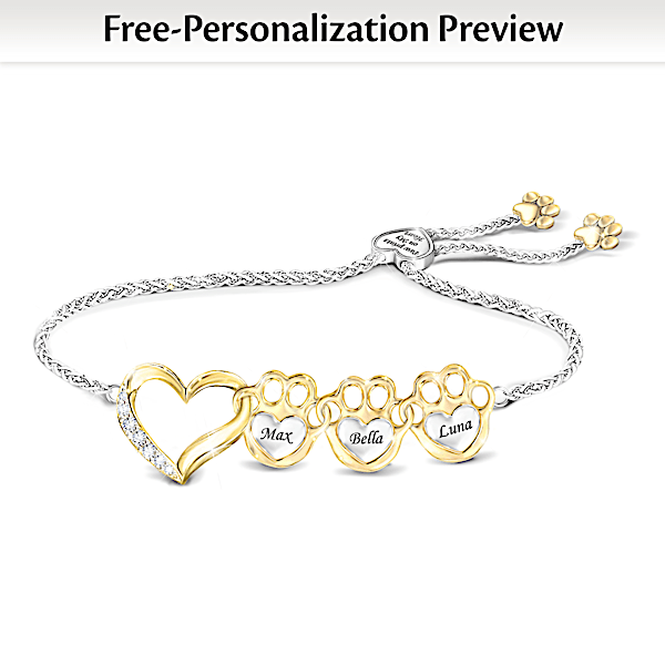 Pet bracelet personalized store